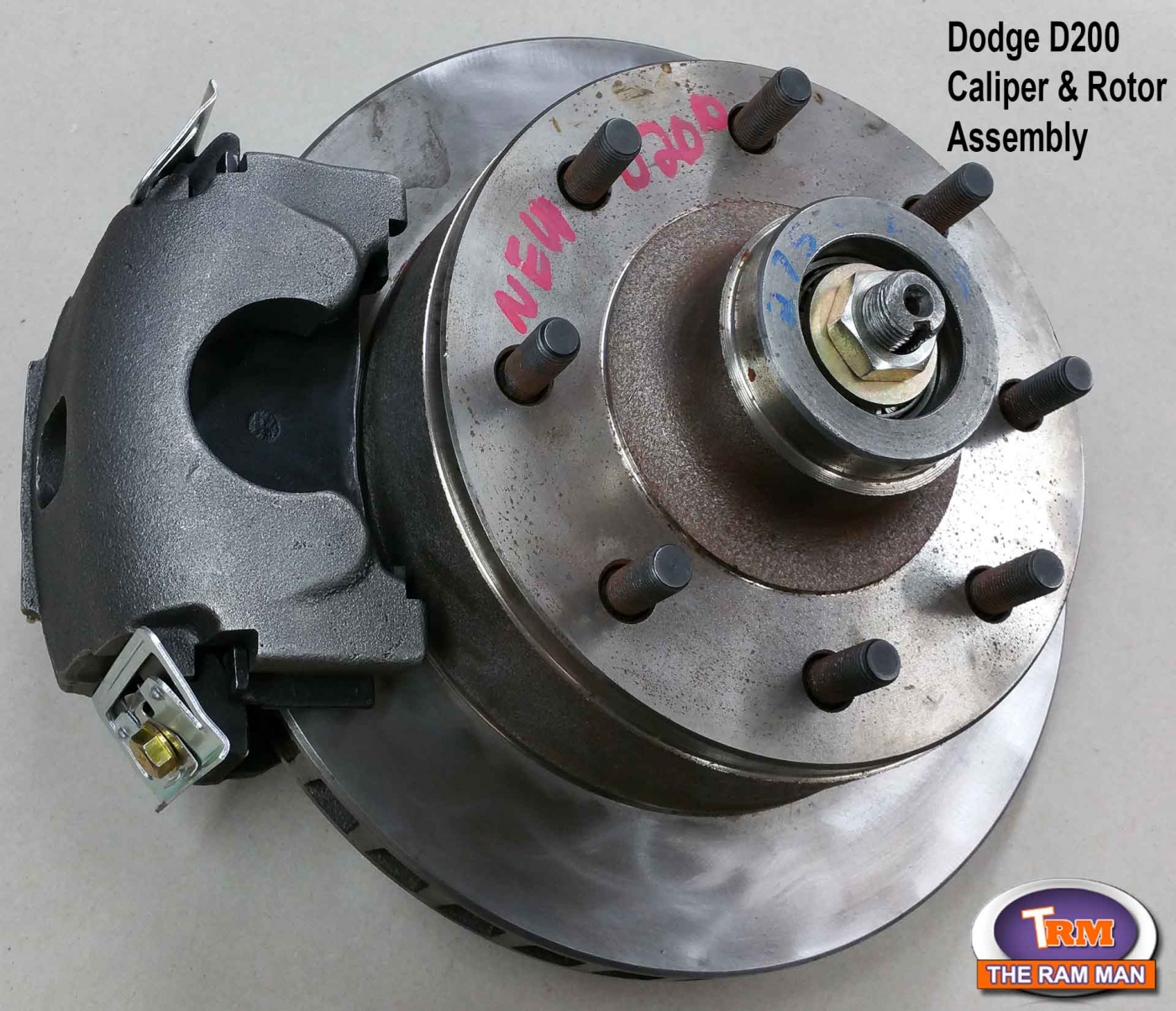 Ram Man / Shop / 1961-1971 DODGE D200 FRONT POWER DISC BRAKE CONVERSION ...
