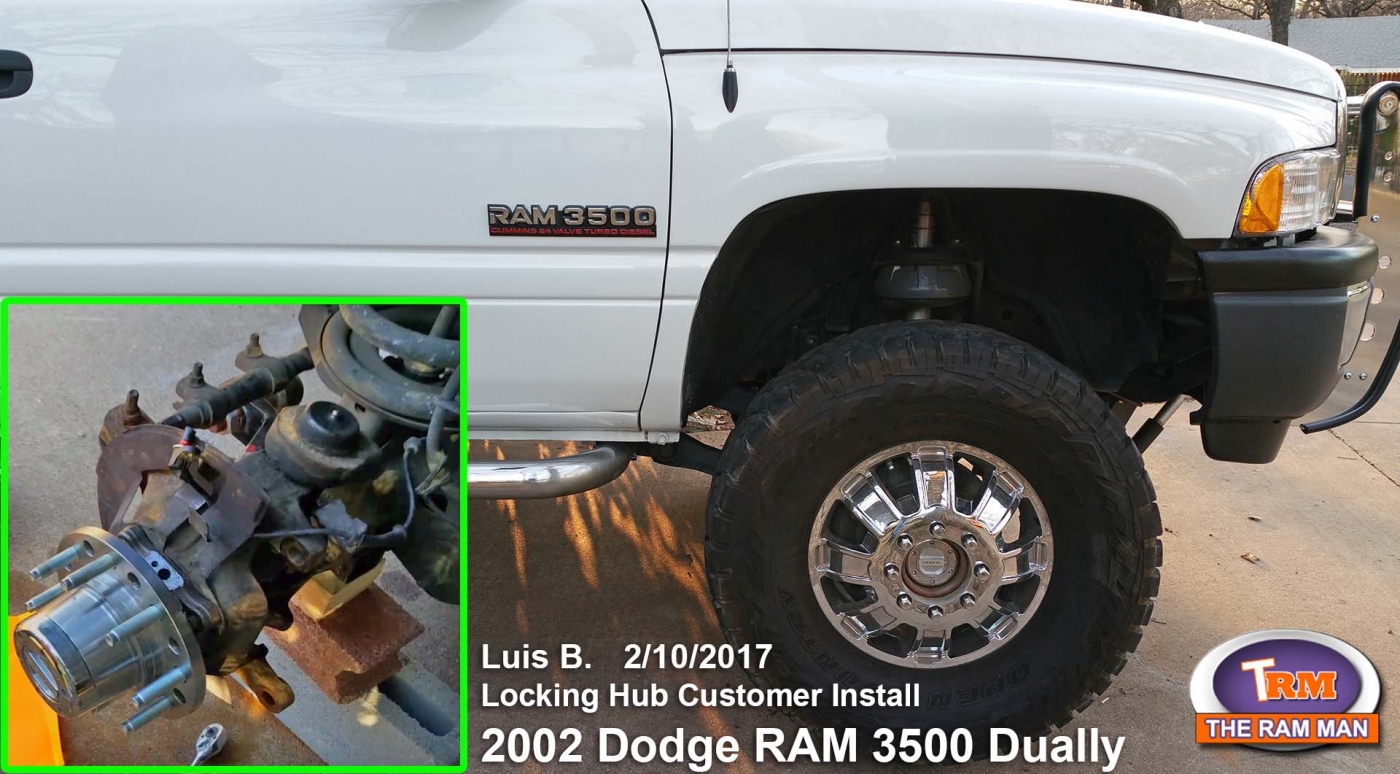 Ram Man / Shop / 2000-2002 Dodge Ram 3500 Dually (DRW) Manual Locking ...