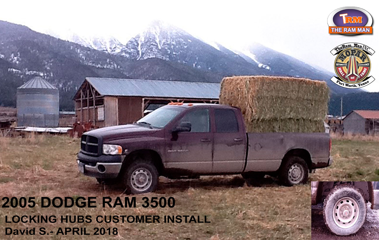 Ram Man / Shop / 2003-2008 Dodge Ram 3500 Dually (DRW) Manual Locking ...
