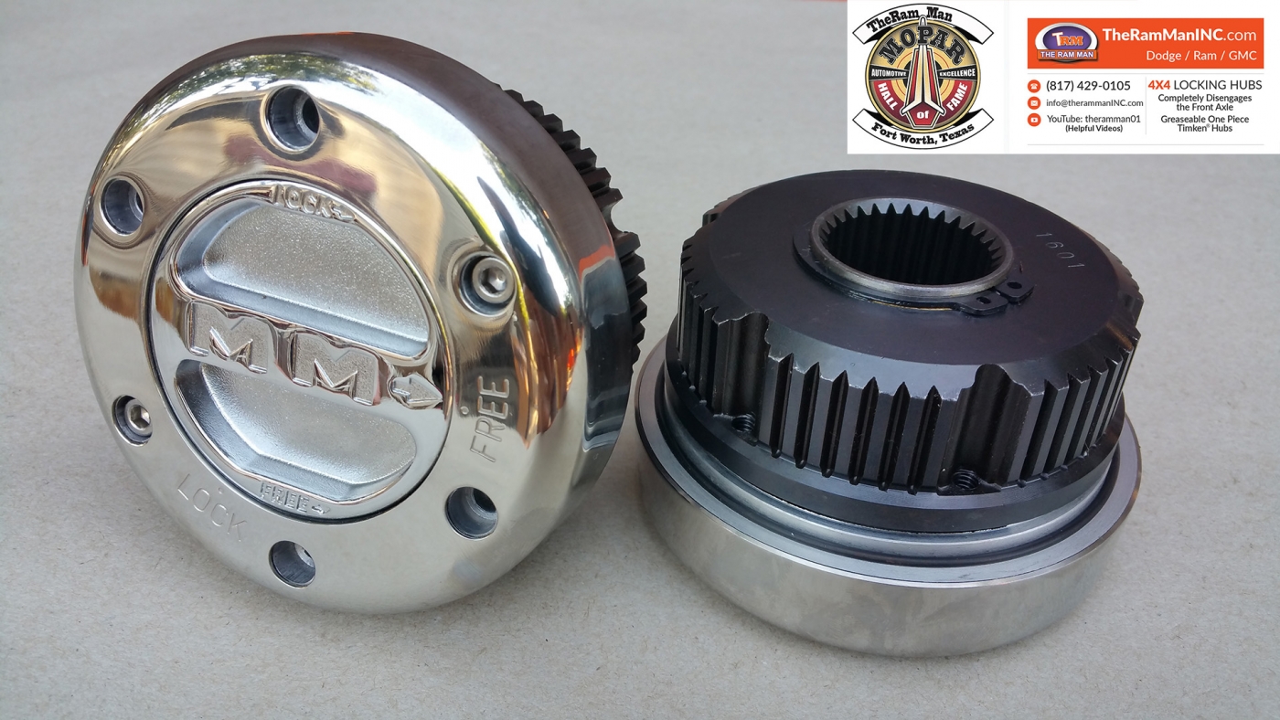 Ram Man / Shop / 1994-2026 Dodge Ram 2500 Manual Locking Hub Conversion Kit