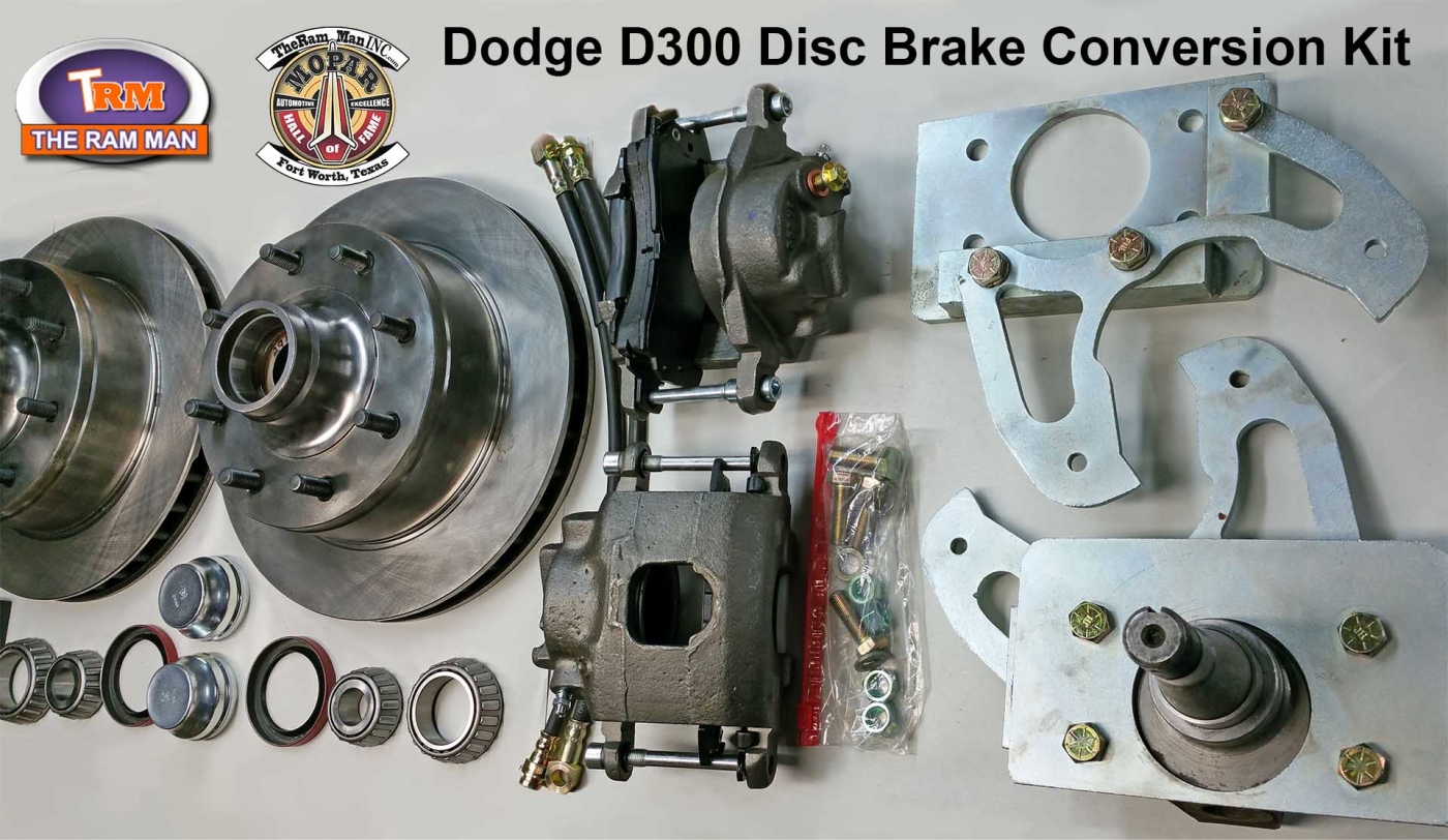 Ram Man / Shop / 1961-1971 DODGE D300 FRONT POWER DISC BRAKE CONVERSION ...